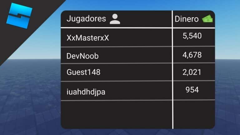 Como hacer un leaderboard en Roblox Studio 2025 - PROJAKER